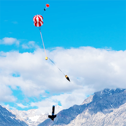 36" Compact Elliptical Parachute - 4.8lb at 20fps - Fruity Chutes Inc